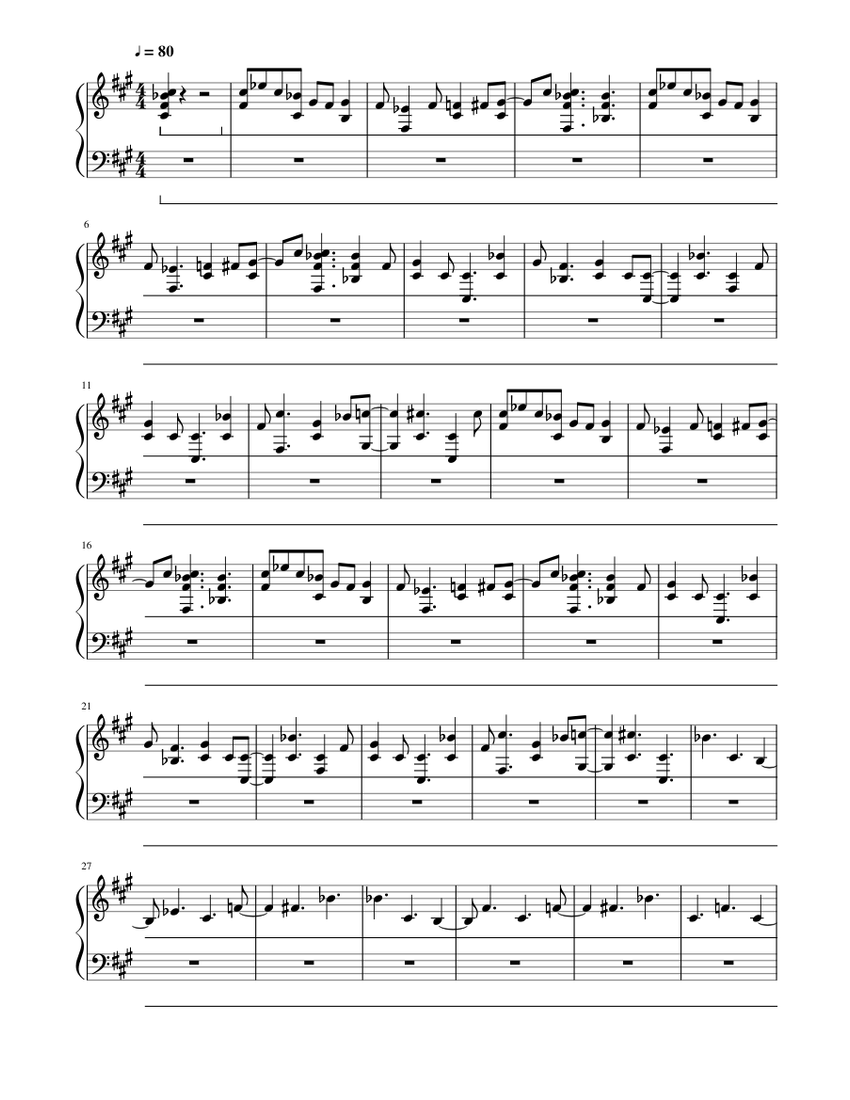 Mr. Stitchy Theme Sheet music for Piano (Solo) Easy | Musescore.com