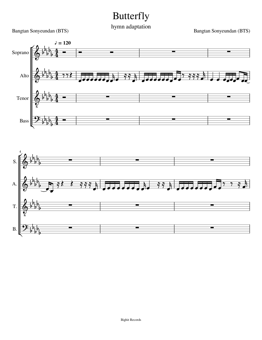 Butterfly - piano tutorial