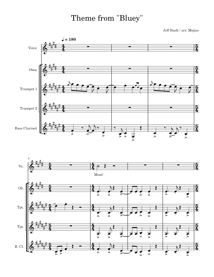 "Bluey" Theme Song (From Ludo Studios' "Bluey") – Joff Bush Bluey Theme ...