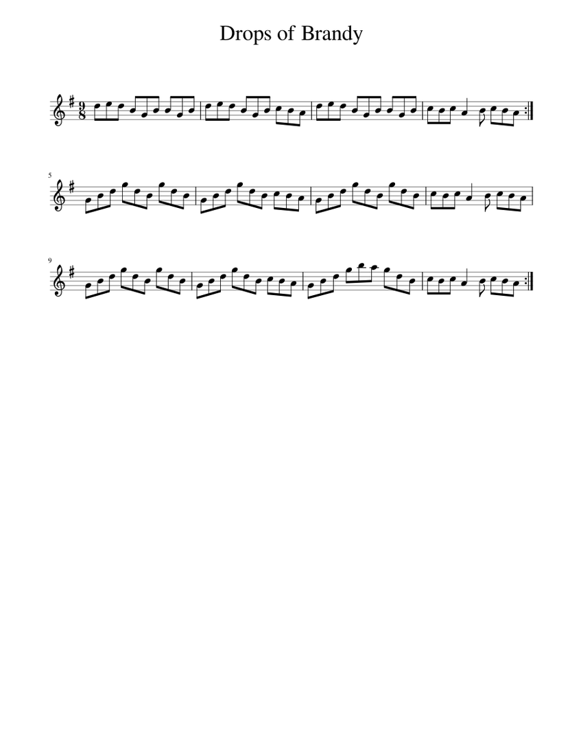 Drops of Brandy Sheet music for Piano (Solo) | Musescore.com