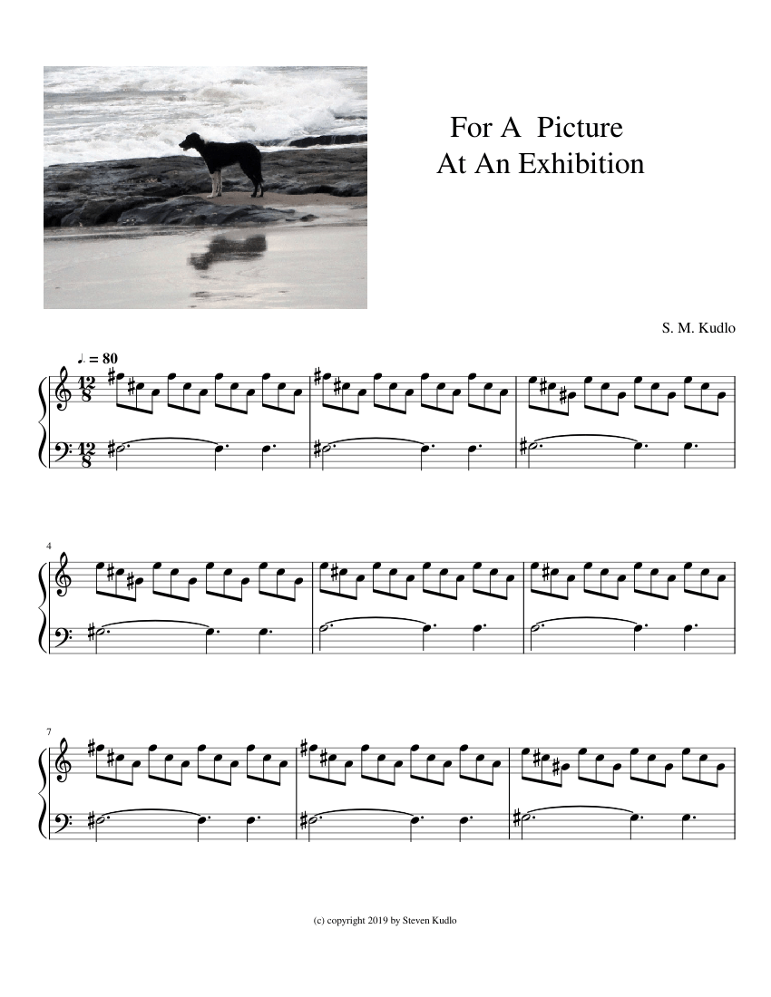 For A Picture At An Exhibition Sheet music for Piano (Solo) | Musescore.com