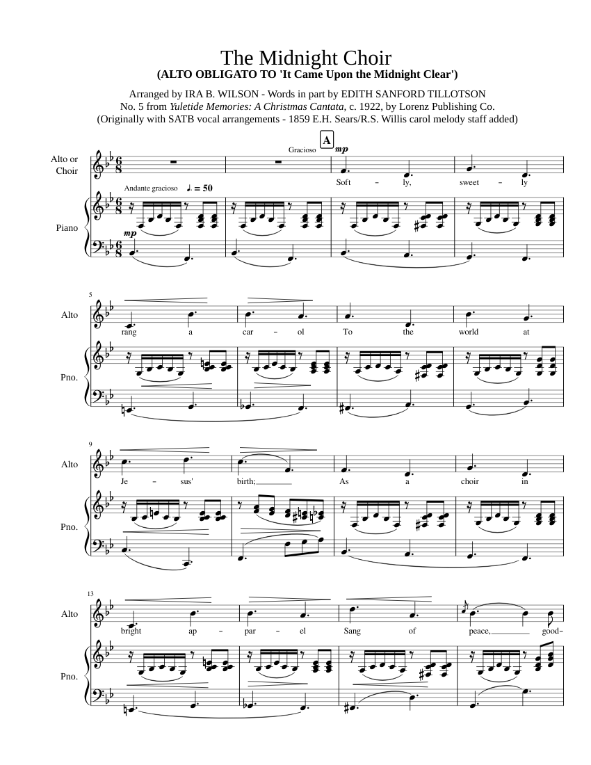 'The Midnight Choir' - partner to 'It Came Upon the Midnight Clear ...