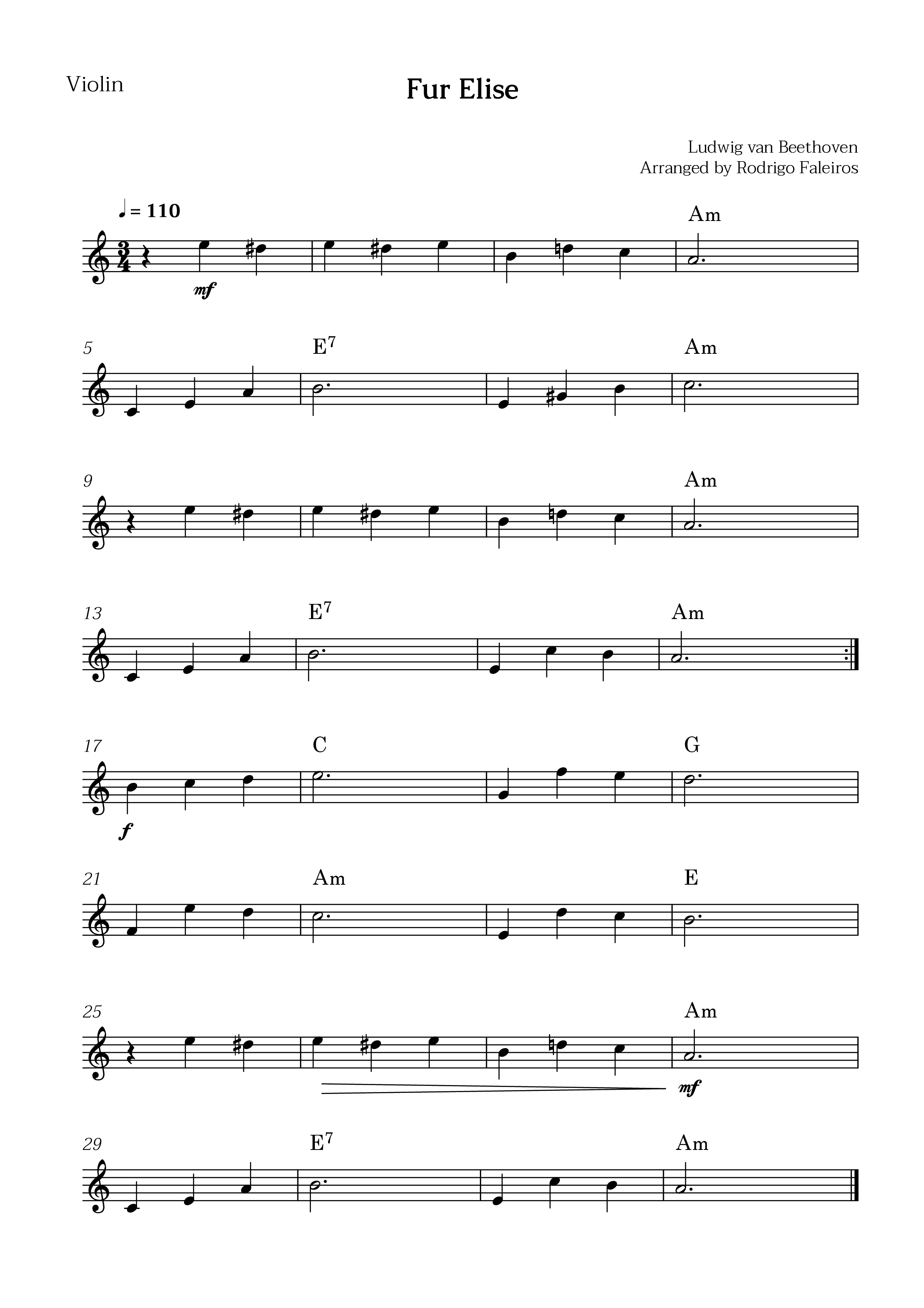 Play Official version of Fur Elise Sheet Music by Ludwig Van Beethoven ...