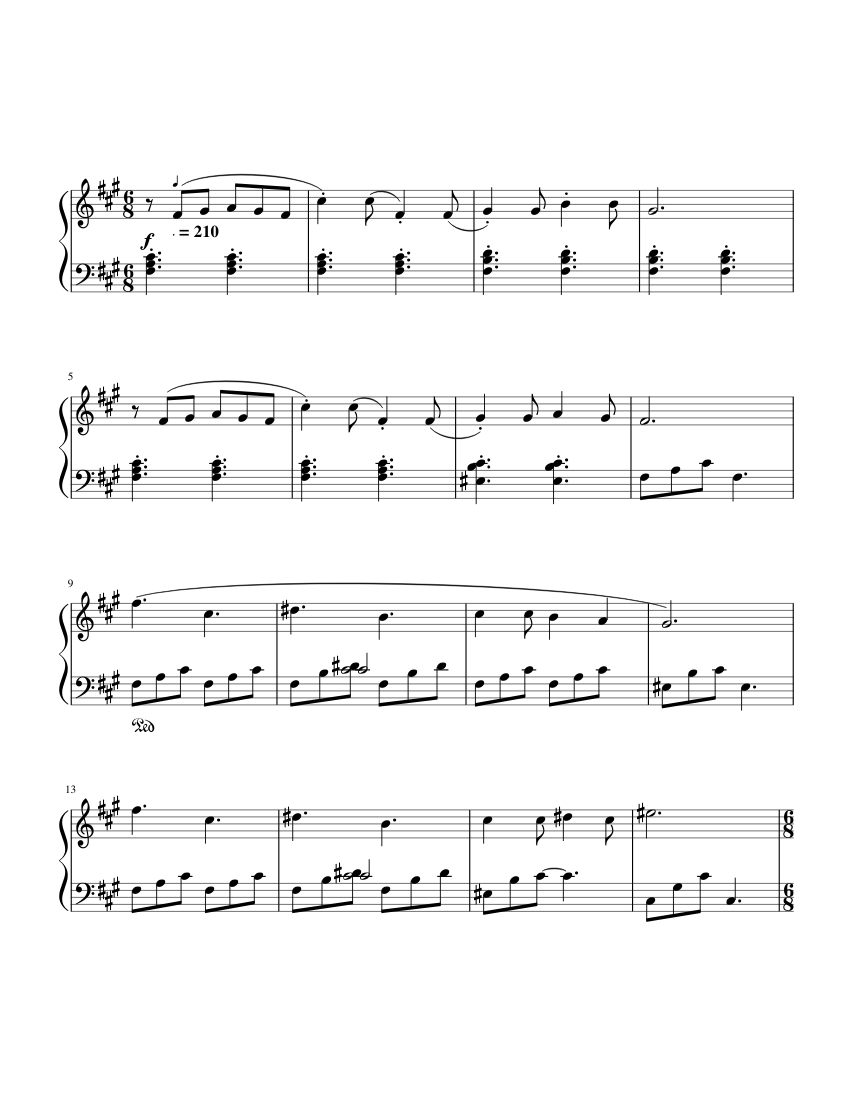 Spider dance - piano tutorial