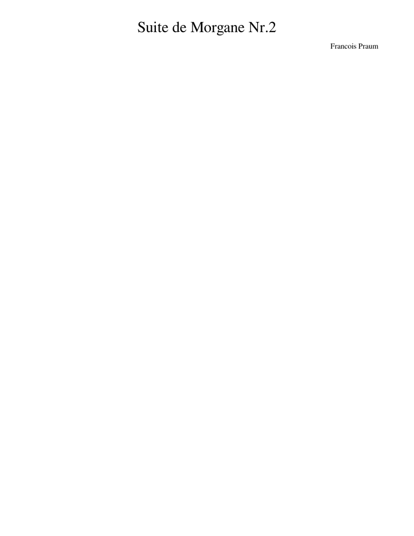 Suite de Morgane Nr.2 Sheet music for Flute piccolo, Flute, Oboe ...