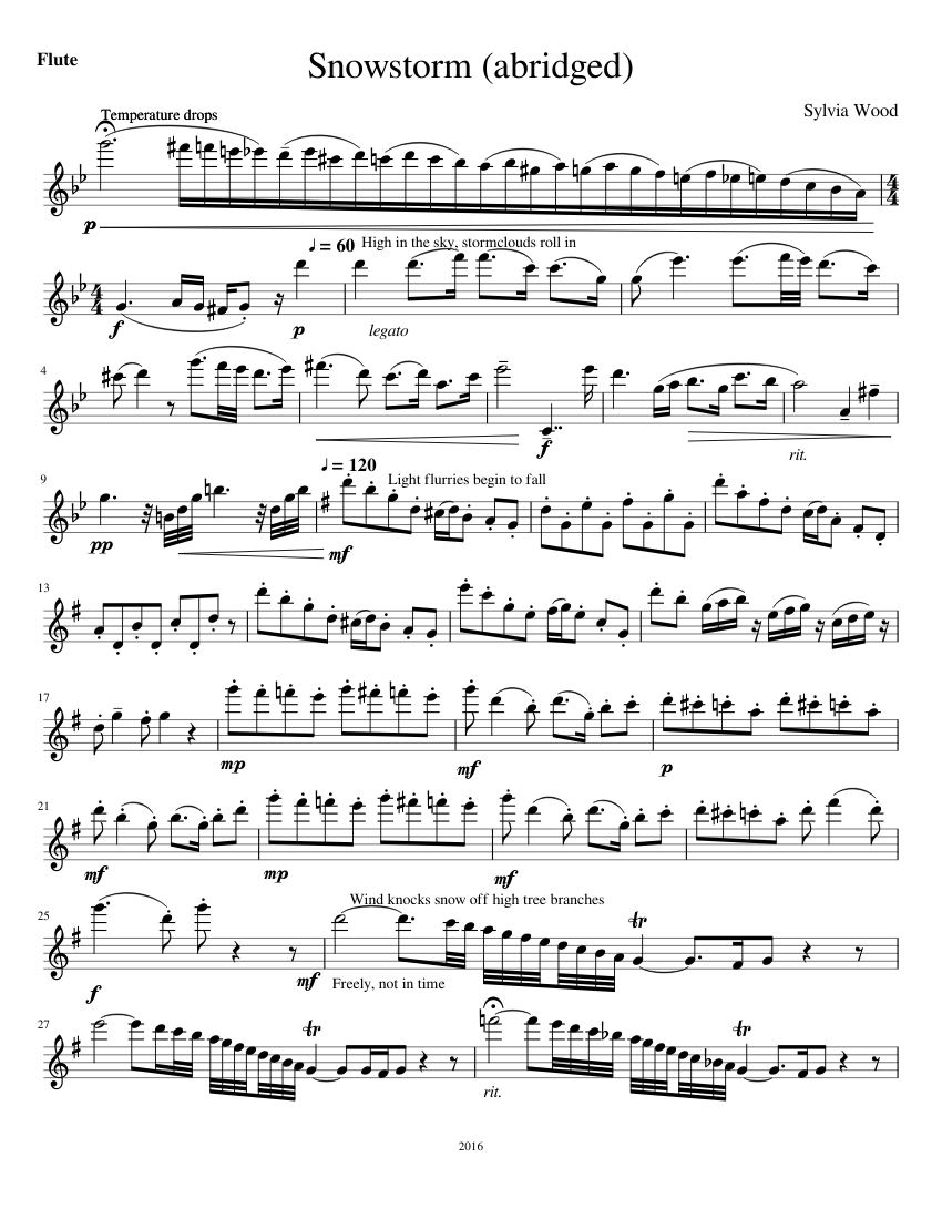 Snowstorm Sheet music for Piano (Solo) | Musescore.com