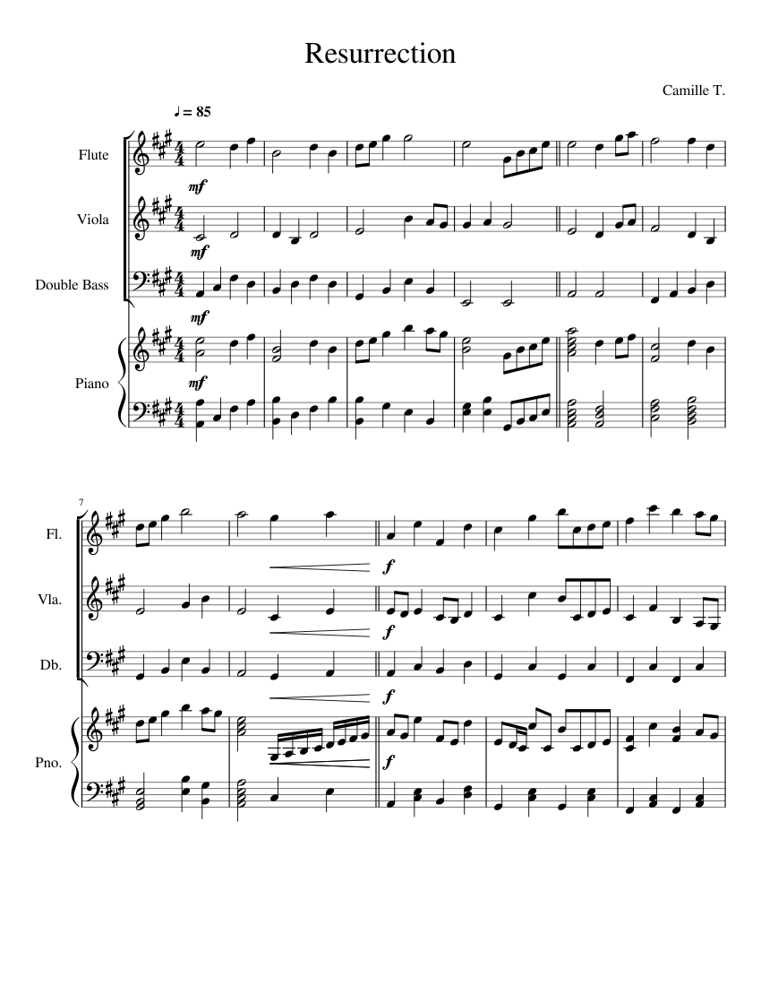 Resurrection - piano tutorial