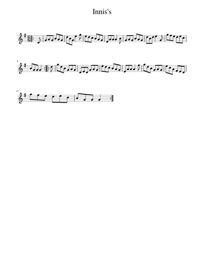 Innis's Sheet music for Piano (Solo) Easy | Musescore.com