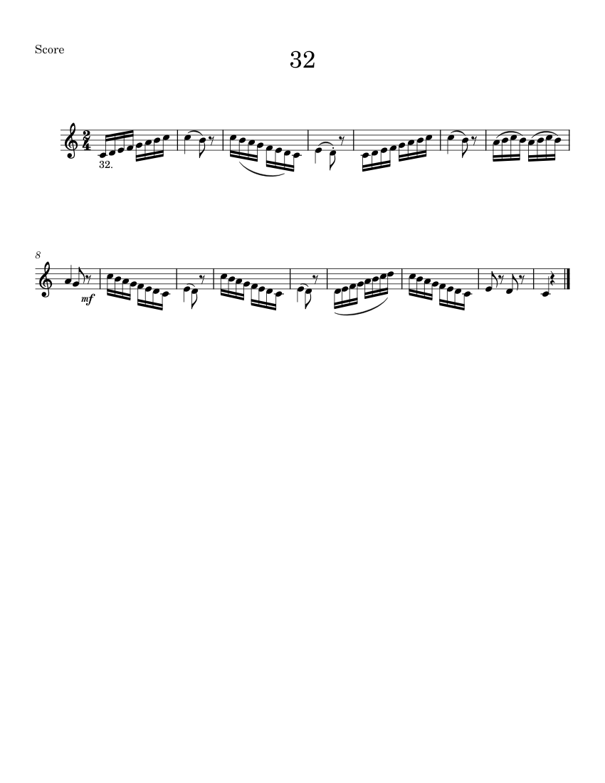 Pozzoli – Pozzoli 32 Sheet music for Piano (Solo) | Musescore.com