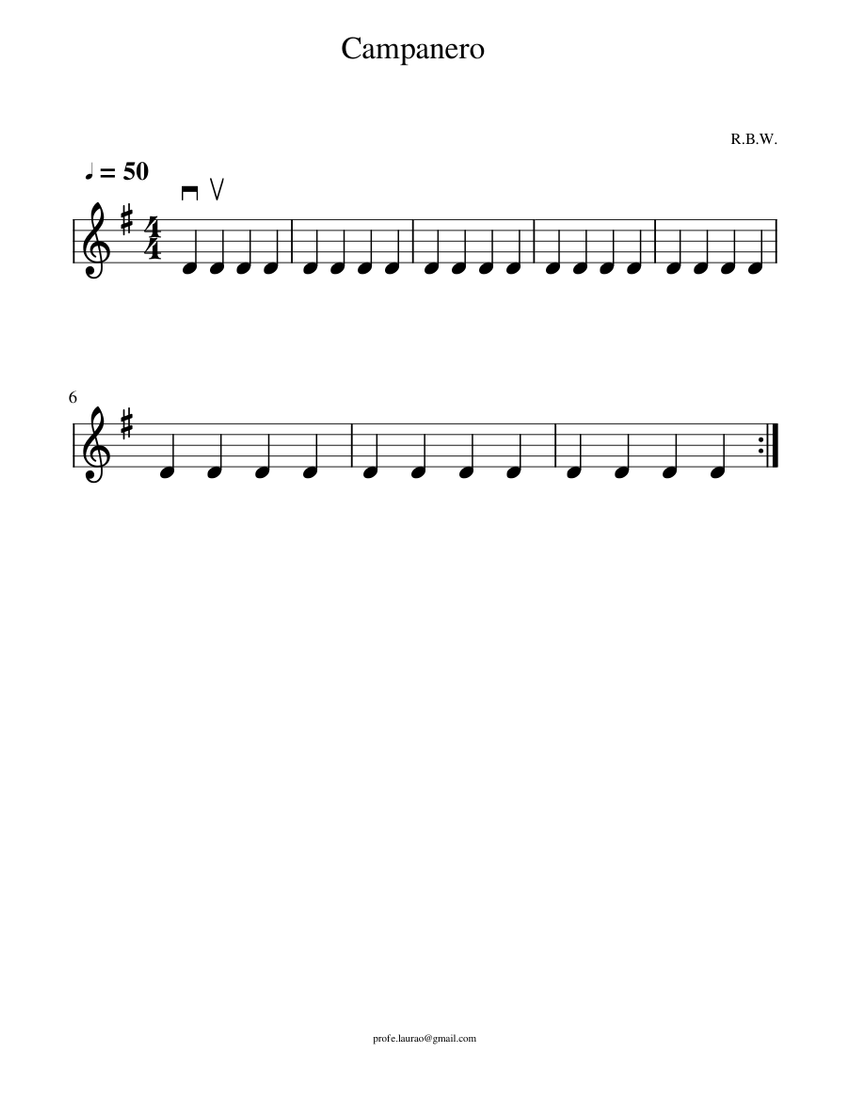 3. Campanero Sheet music for Piano (Solo) | Musescore.com