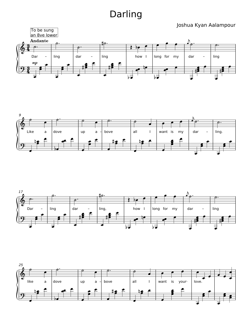 Joshua Aalampour - Darling - CelestialLofi - Joshua Kyan Aalampour ...