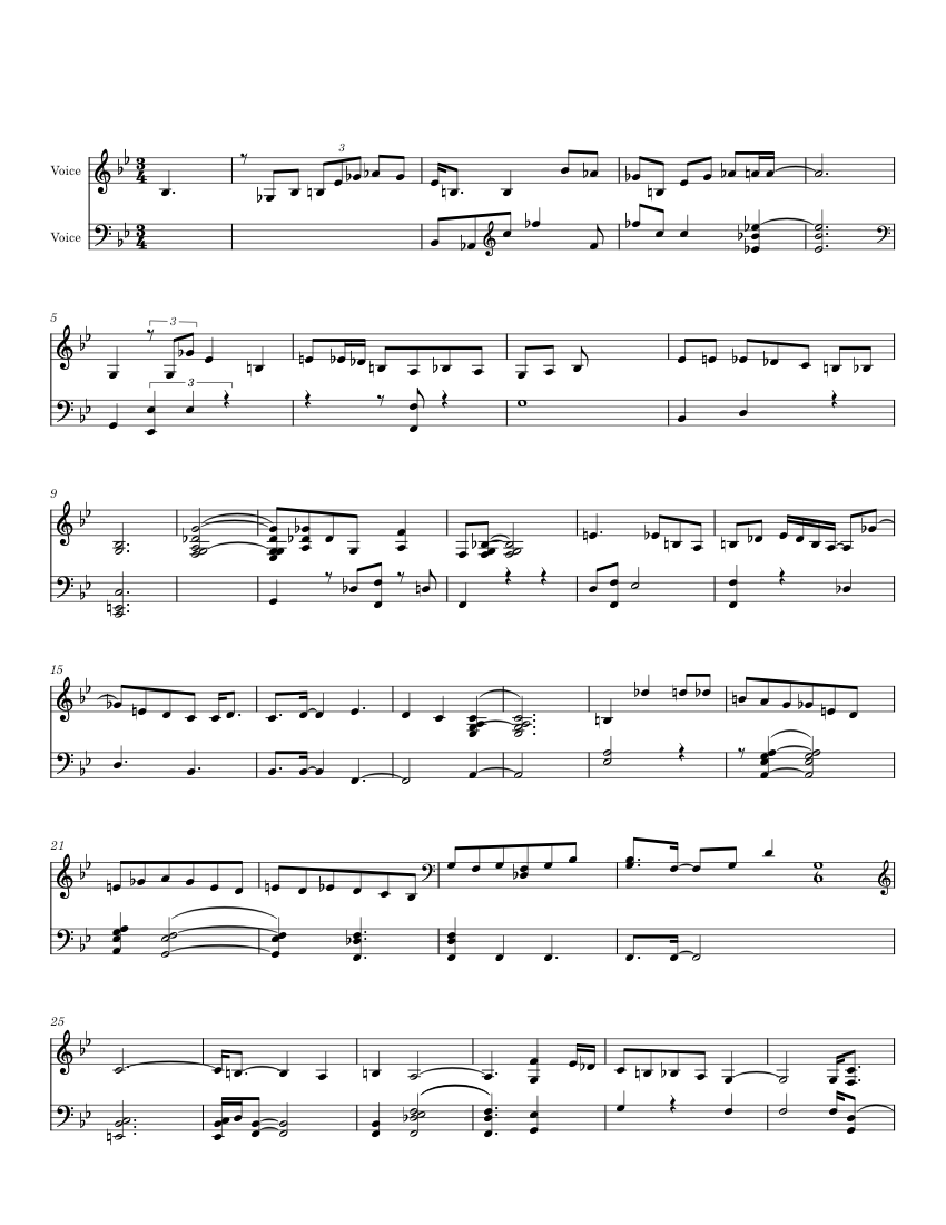 Greek second movement Sheet music for Vocals (Solo) | Musescore.com