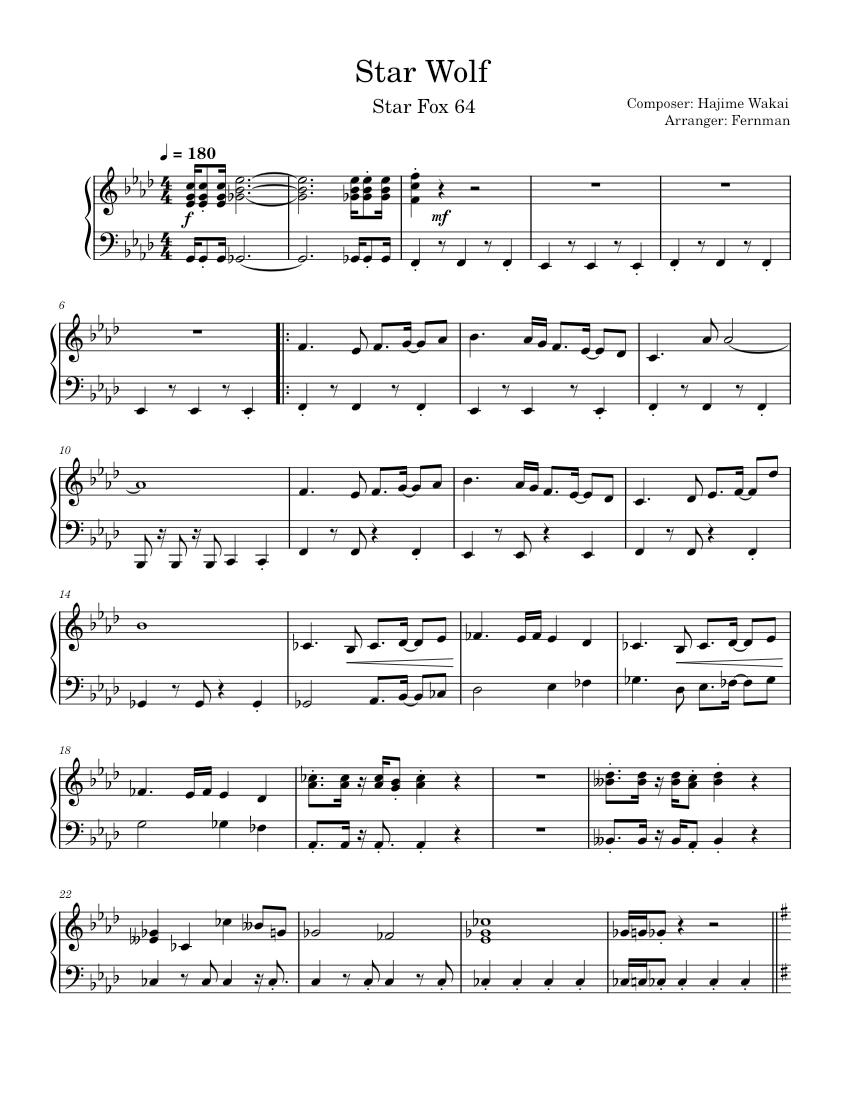 Star Wolf - Star Fox 64 – Kenta Nagata, Hajime Wakai, Toru Minegishi ...