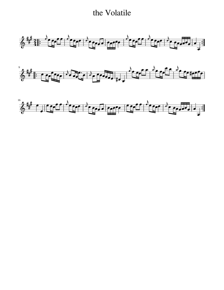 the Volatile Sheet music for Piano (Solo) Easy | Musescore.com