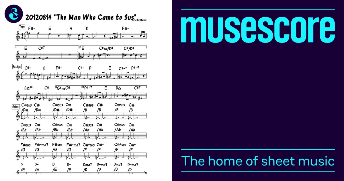 The Man Who Came to Sus Sheet music for Piano (Solo) Easy | Musescore.com