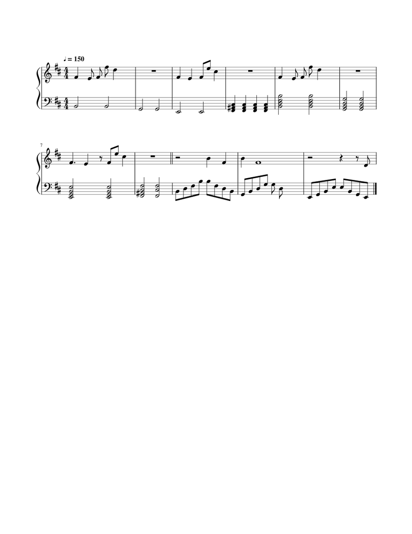 ANimal Sheet music for Piano (Solo) Easy | Musescore.com