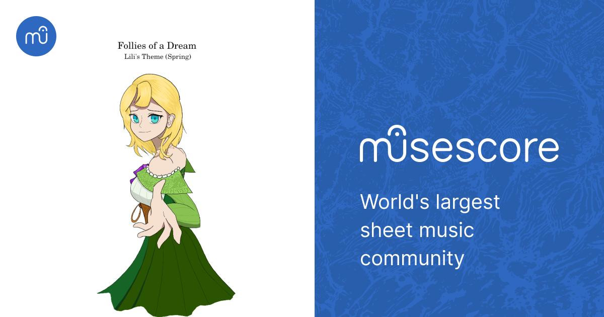 MoM-V4 Follies of a Dream (Spring) Sheet music for Piano, Celesta ...