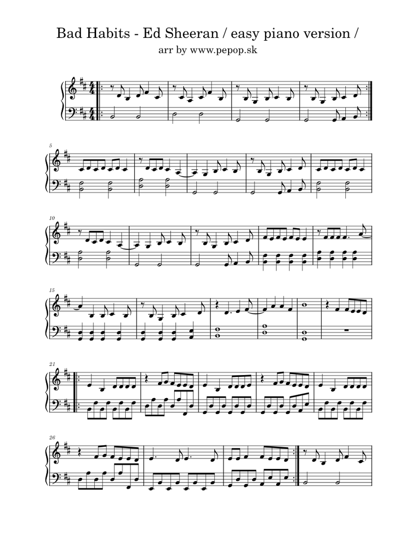 Bad Habits – Ed Sheeran Bad Habbits – Ed Sheeran Bad Habbits - Ed ...