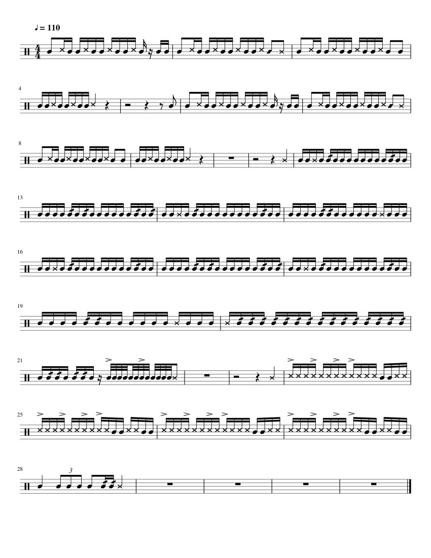 Spider Snare Sheet music for Snare drum (Solo) | Musescore.com