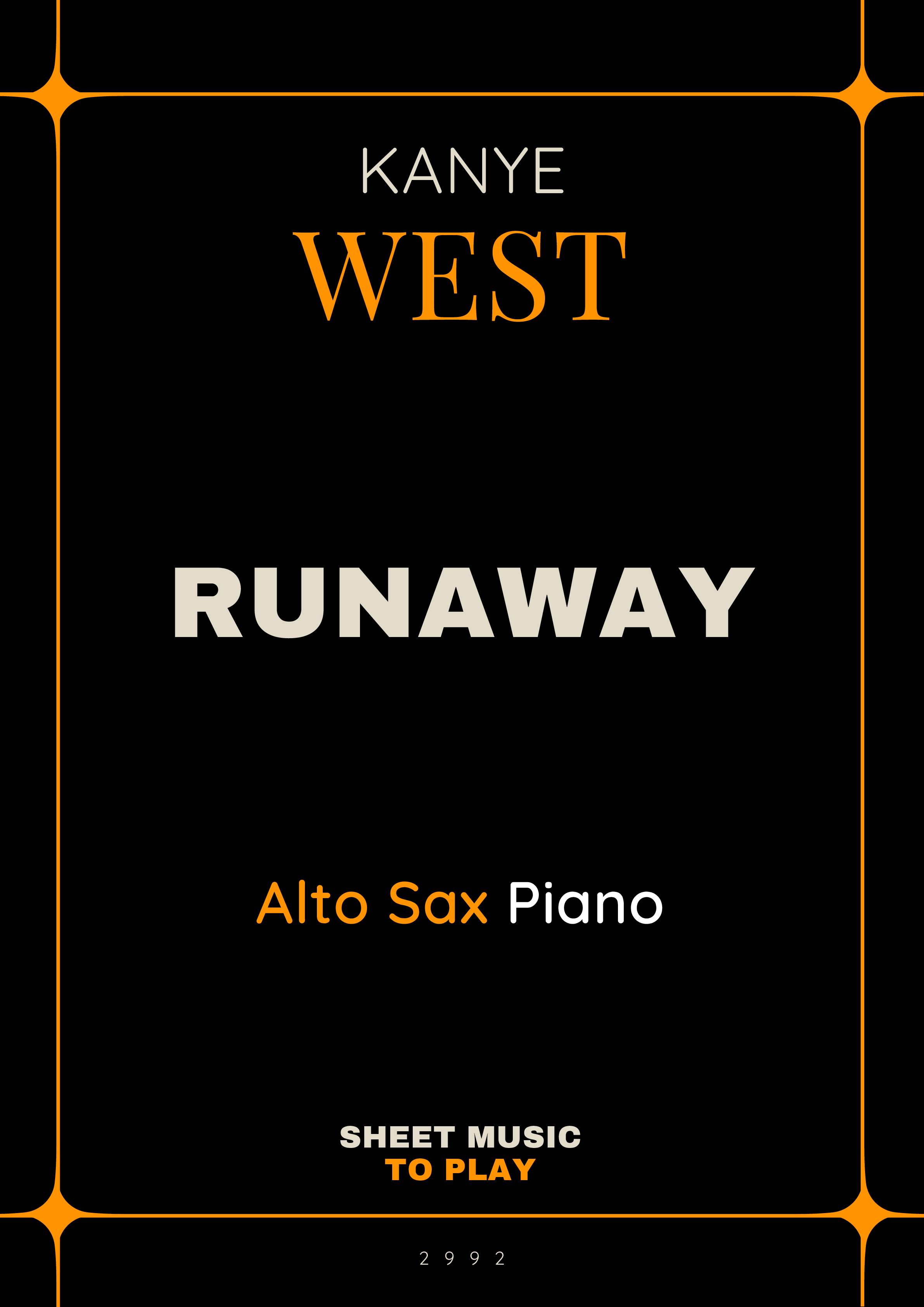 Play Official version of Runaway Sheet Music by Kanye West for Piano, Saxophone alto | MuseScore.com
