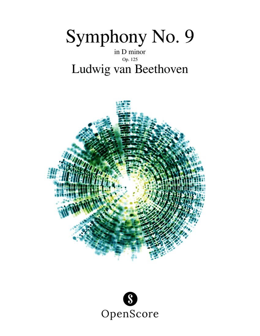 Beethoven – Symphony No. 9 – Op. 125 Sheet music for Soprano, Alto ...
