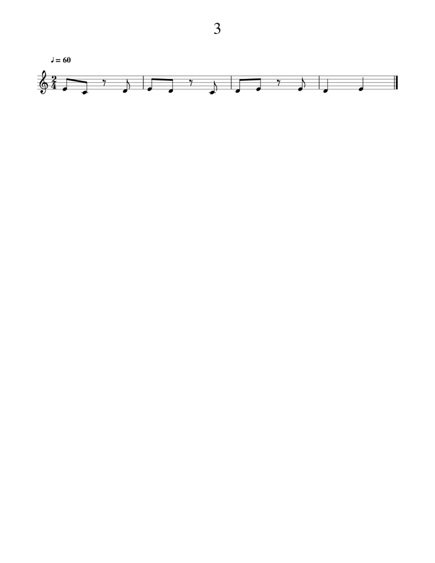 3 Sheet music for Piano (Solo) | Musescore.com