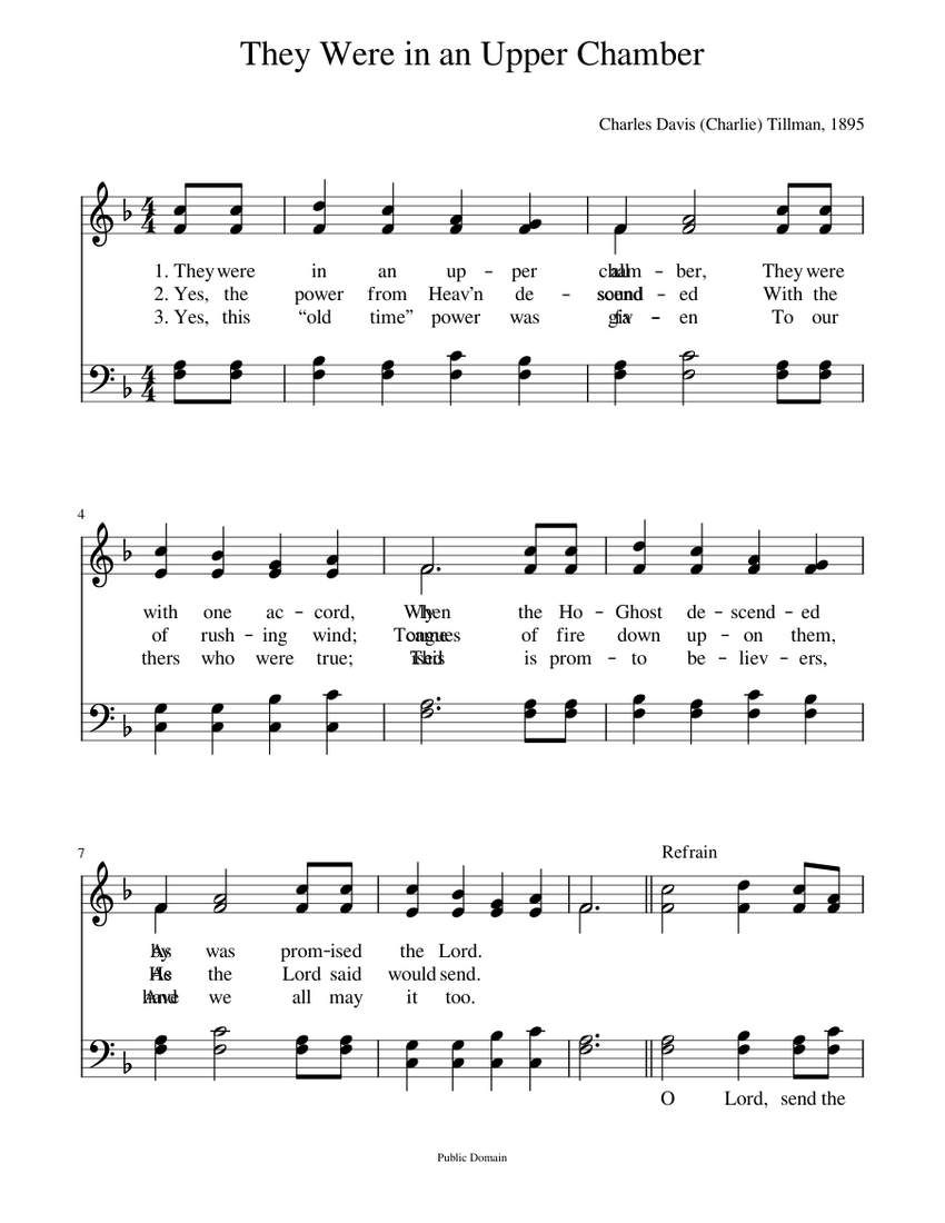 Old time power - Charlie D. Tillman Sheet music for Piano (Piano Duo ...