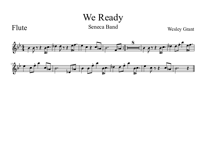We Ready(Flute) Sheet music for Flute (Solo) | Musescore.com