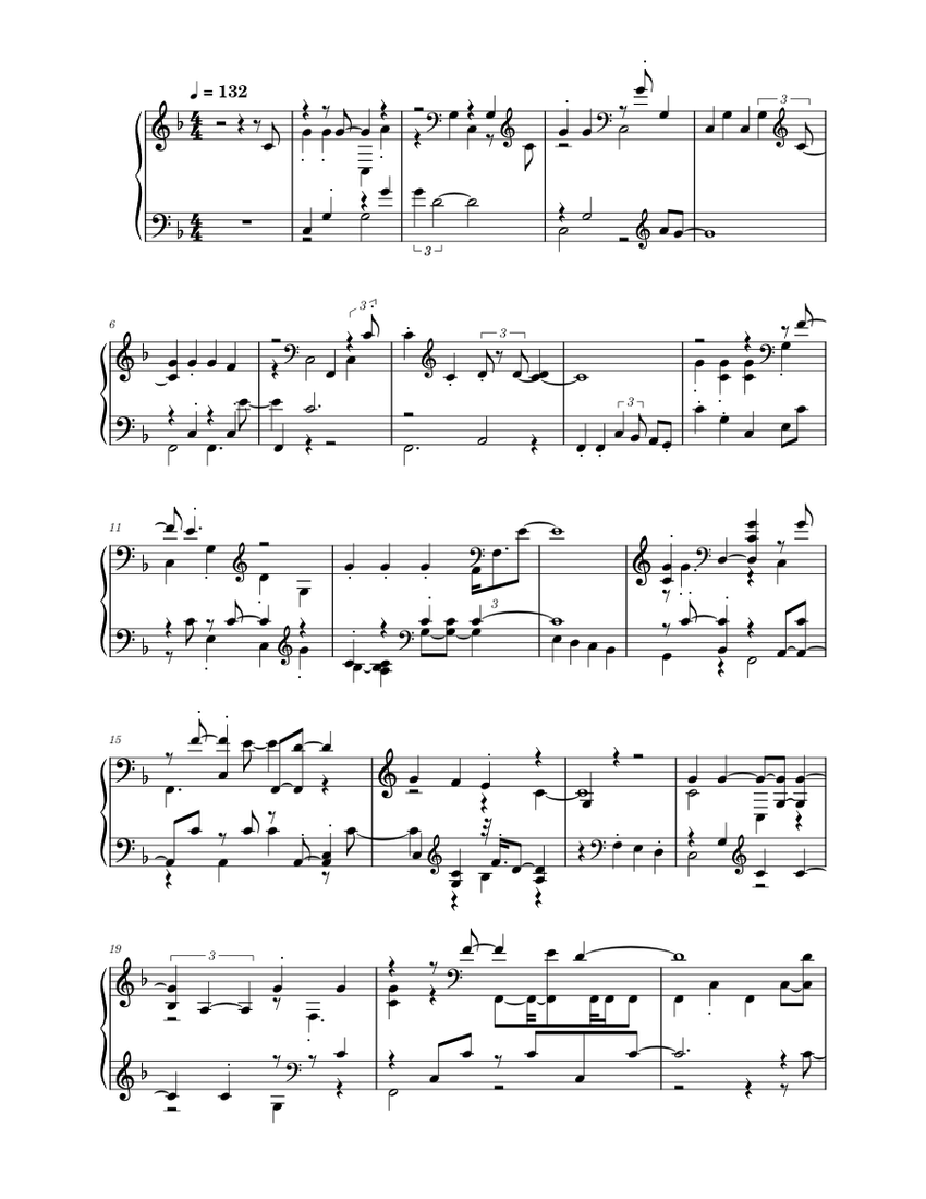Shan's Bop Sheet music for Piano (Solo) | Musescore.com