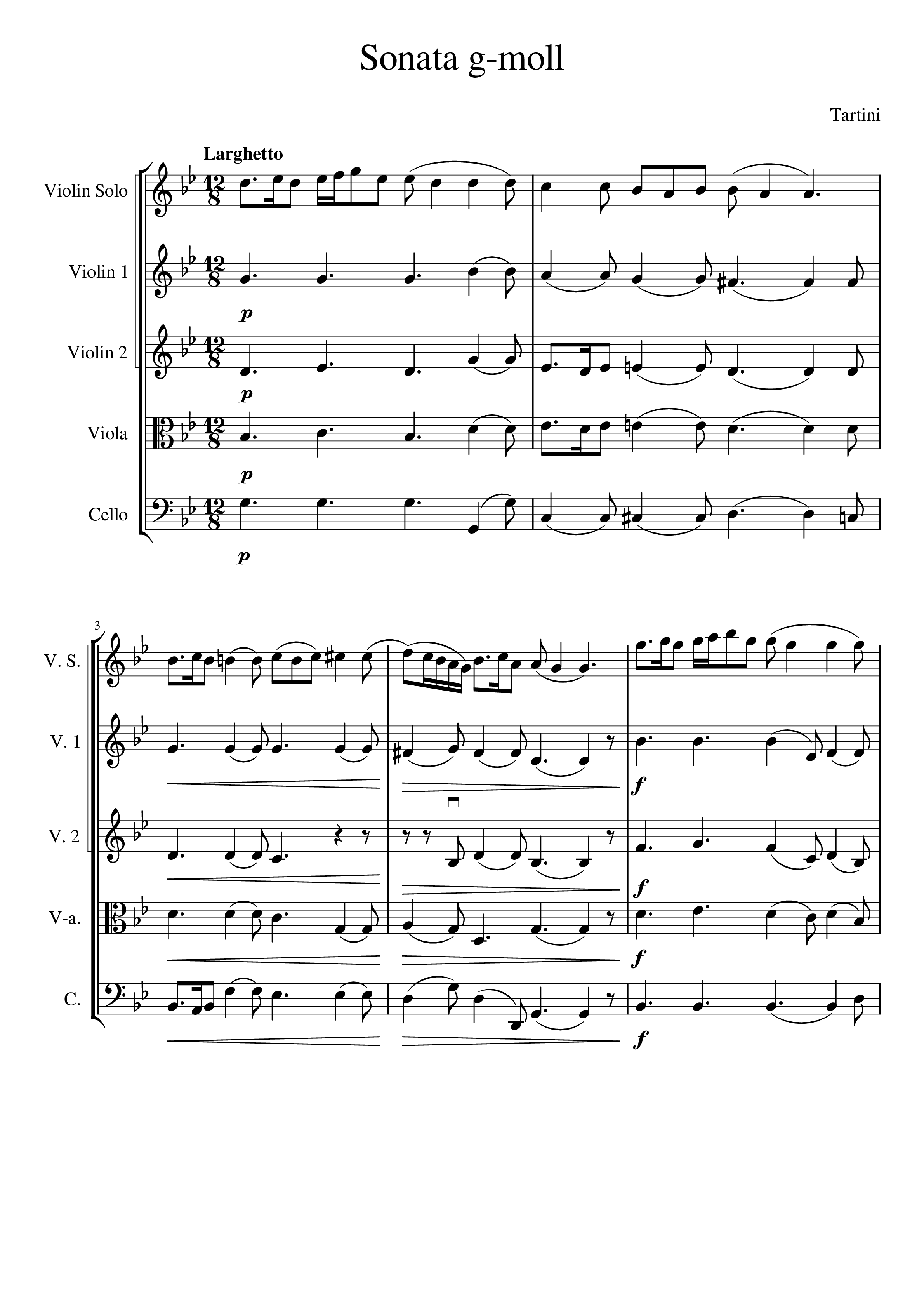Play Official version of The Devil's Trill Sonata Sheet Music by ...