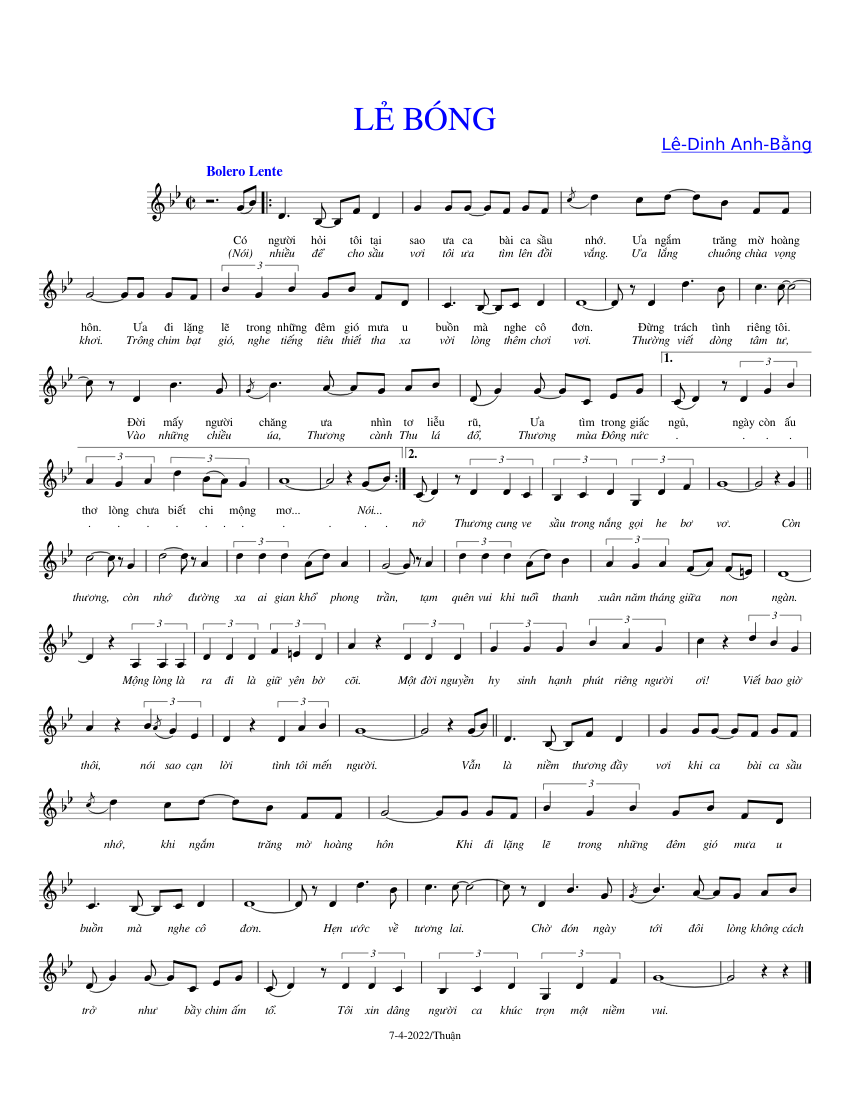 LẺ_BÓNG - piano tutorial