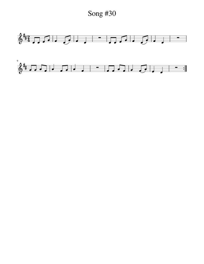Song #30 - piano tutorial