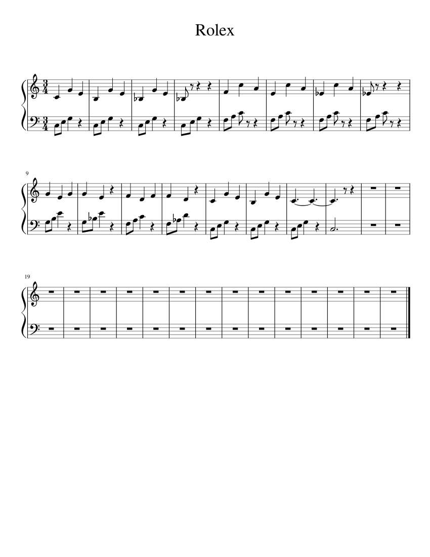Moonshine Sheet music for Piano (Solo) Easy | Musescore.com