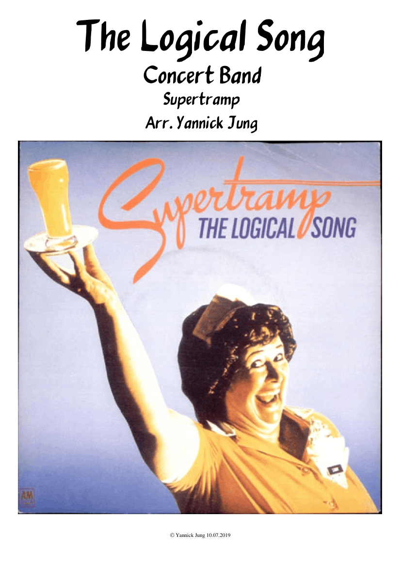The Logical Song - Supertramp - Concert Band Sheet music for Trombone ...