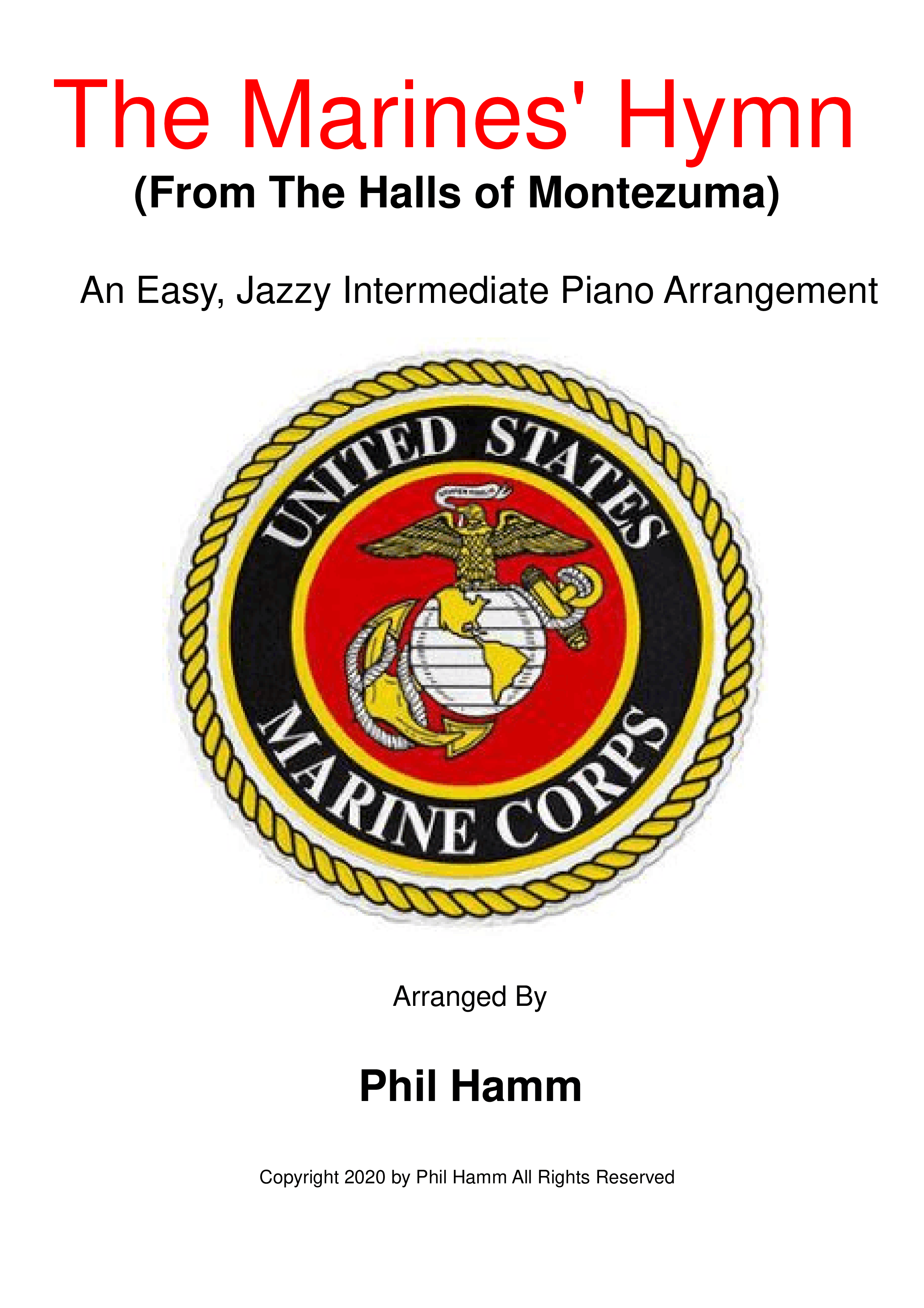 Play Official version of Marine corps hymn sheet music by Expensive ...