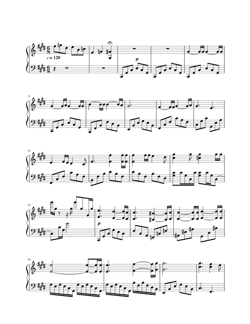 Victor's Solo Sheet music for Piano (Solo) | Musescore.com
