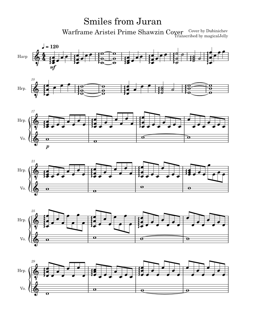 To Take Its Pain Away/Smiles From Juran – Keith Power Sheet music for ...