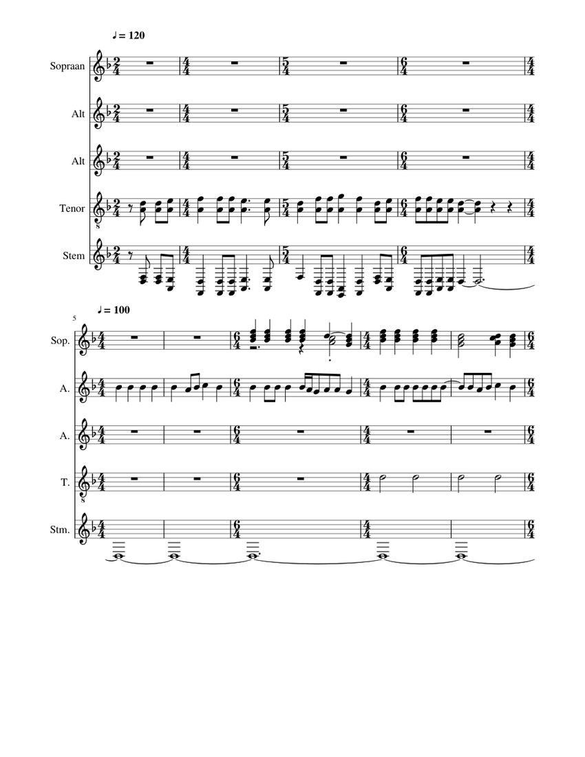 Rachmaninov Sheet music for Soprano, Alto, Tenor, Vocals (Choral ...