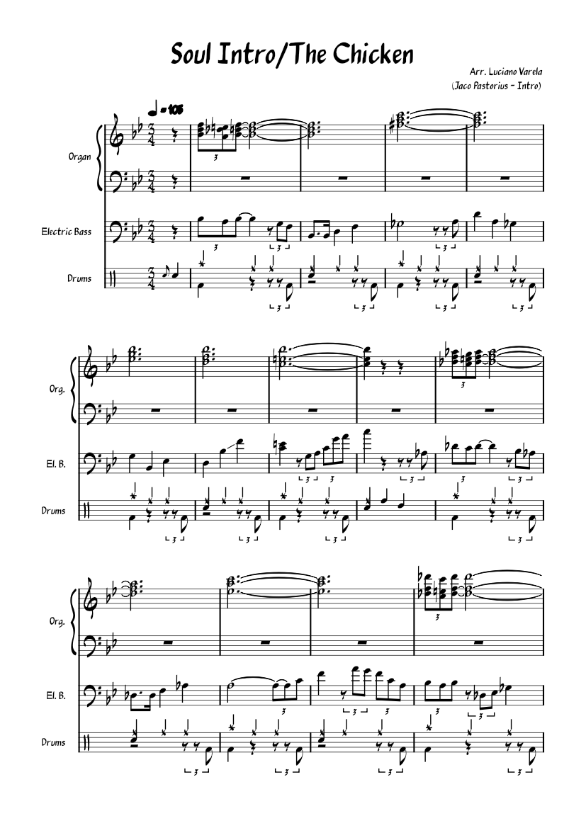 Soul Intro - The Chicken – Jaco Pastorius The chicken – Jaco Pastorius ...