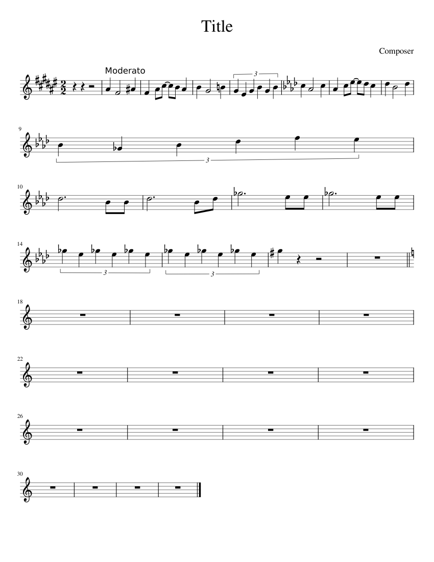 OVERTURE Sheet music for Trumpet (In B Flat) (Solo) | Musescore.com