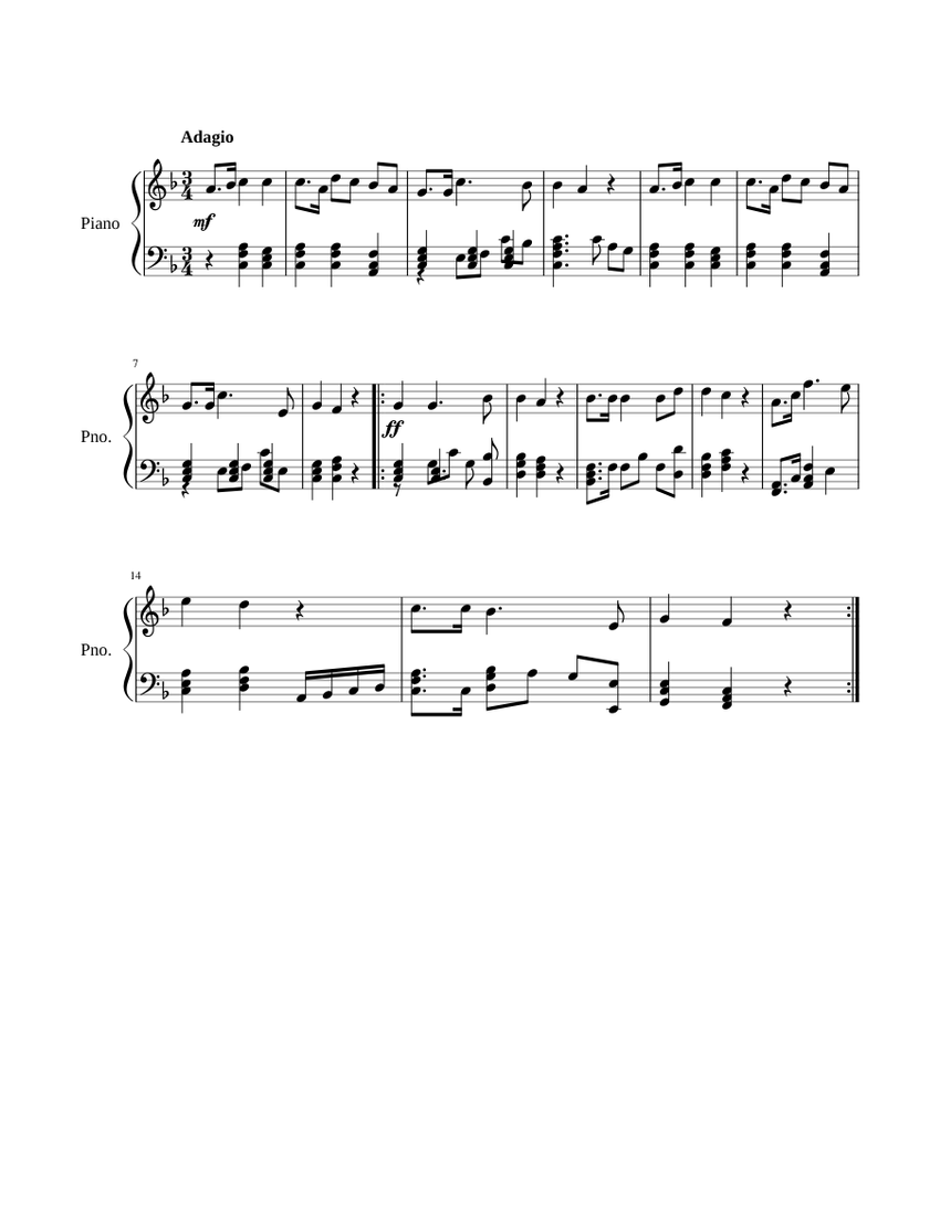 National Polish Anthem Sheet music for Piano (Solo) | Musescore.com