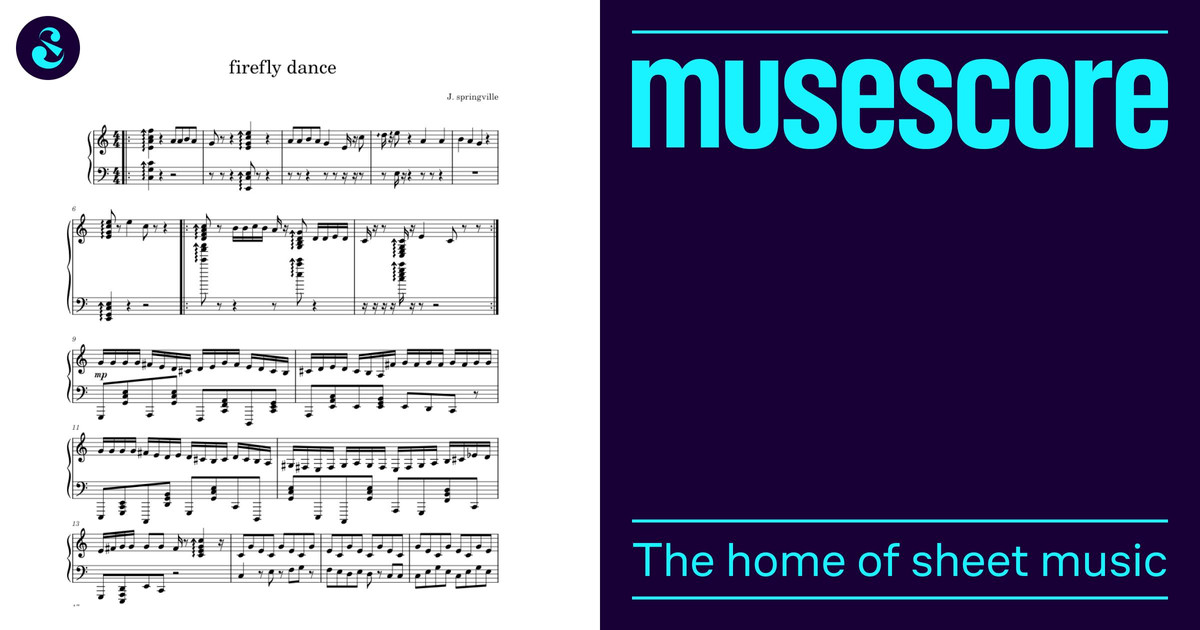 Firefly dance Sheet music for Piano (Solo) | Musescore.com