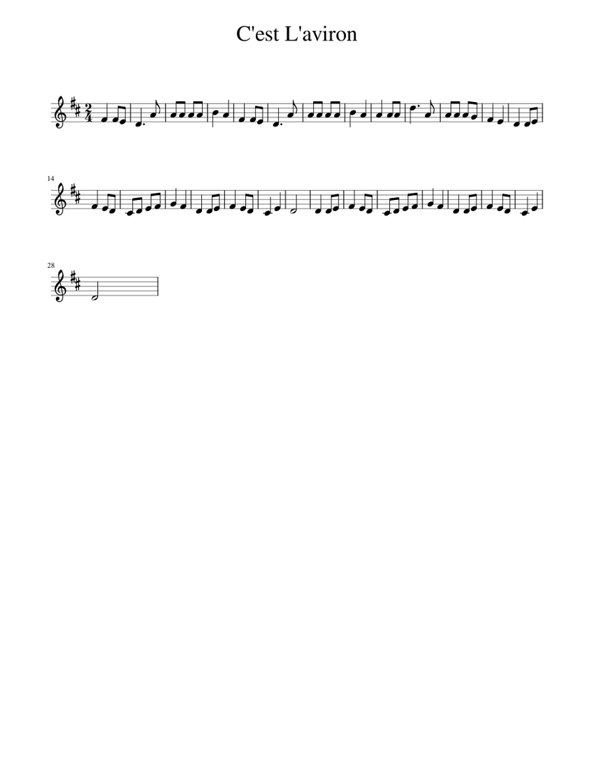 C'est L'aviron Sheet music for Piano (Solo) Easy | Musescore.com