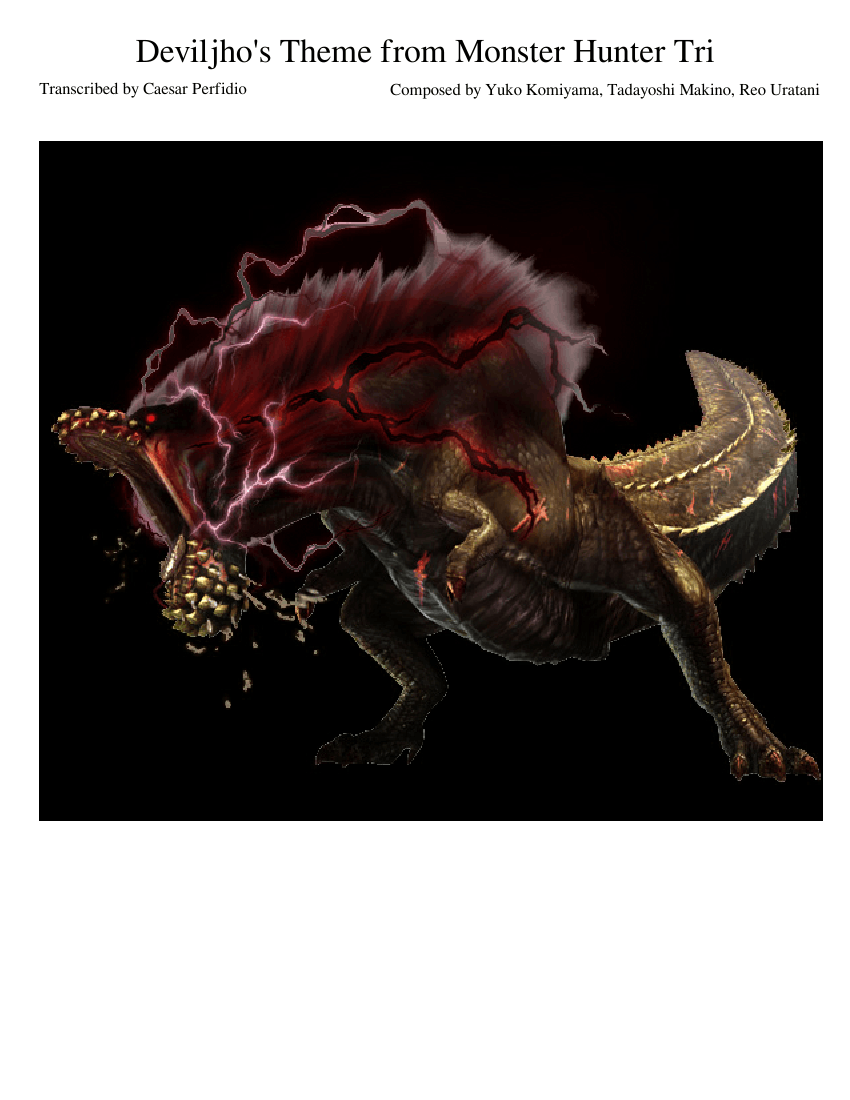 Deviljho's Theme from Monster Hunter Tri – Yuko Komiyama, Tadayoshi ...