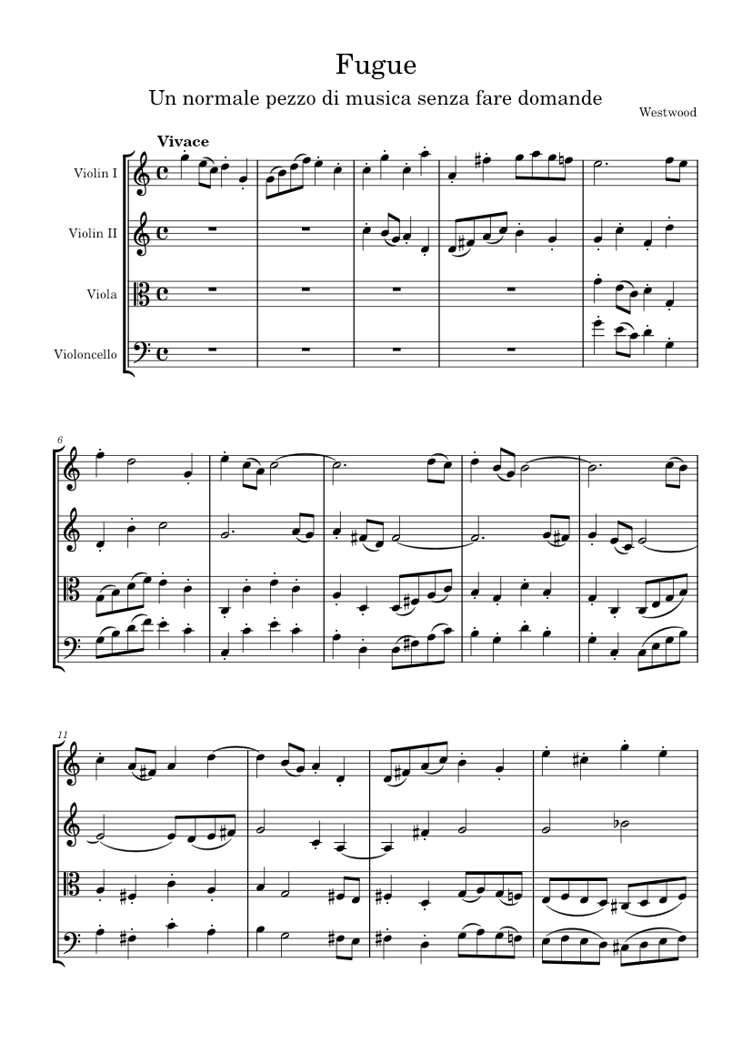 Fugue on the "Peppa Pig" Theme Peppa Porcus Sheet Music for Violin ...
