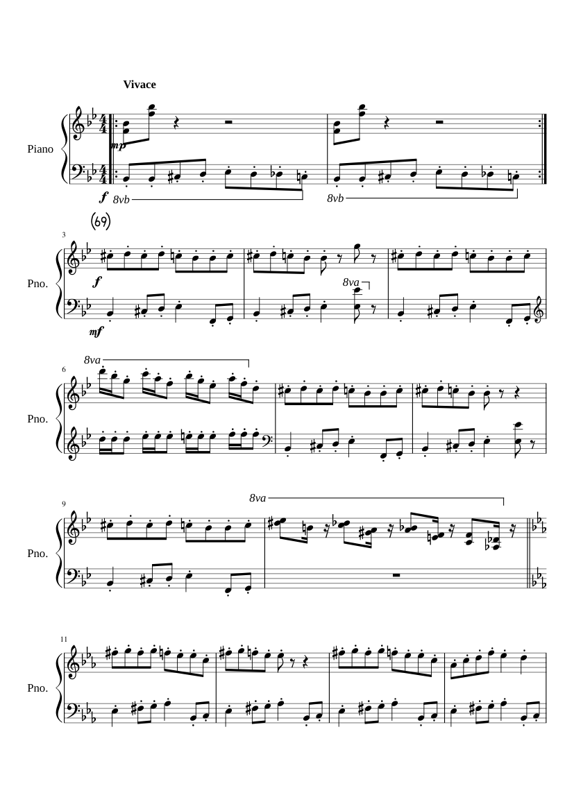 Fever - Dr. Mario Theme Sheet music for Piano (Solo) | Musescore.com