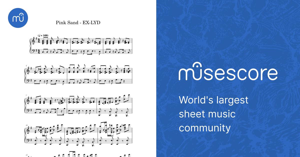 Pink Sand - EX-LYD Sheet music for Piano (Solo) | Musescore.com