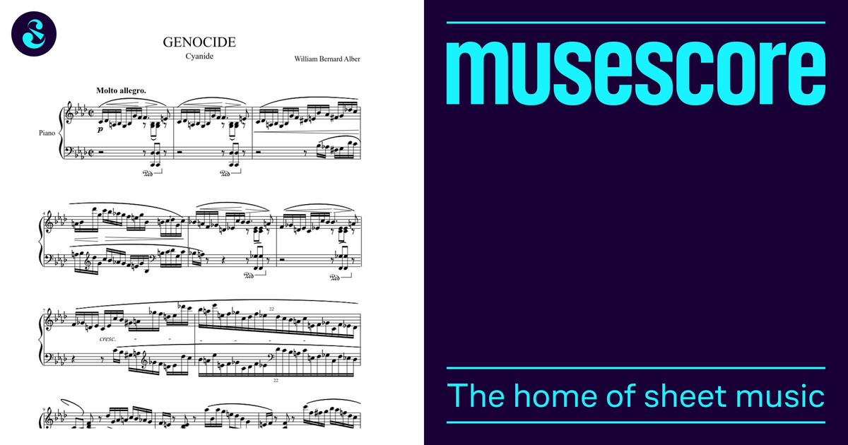 GENOCIDE Sheet music for Piano (Solo) | Musescore.com