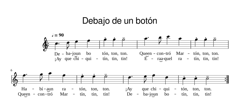 Debajo de un botón Sheet music for Synthesizer (Solo) | Musescore.com