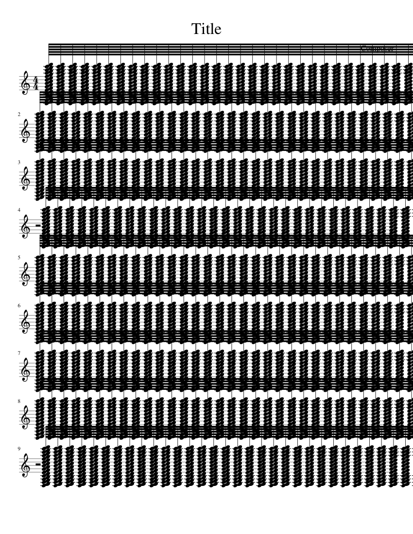 Broken Sheet music for Piano (Solo) Easy | Musescore.com
